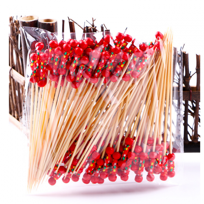 Disposable Bamboo Burger Sticks Length 9cm / 12cm