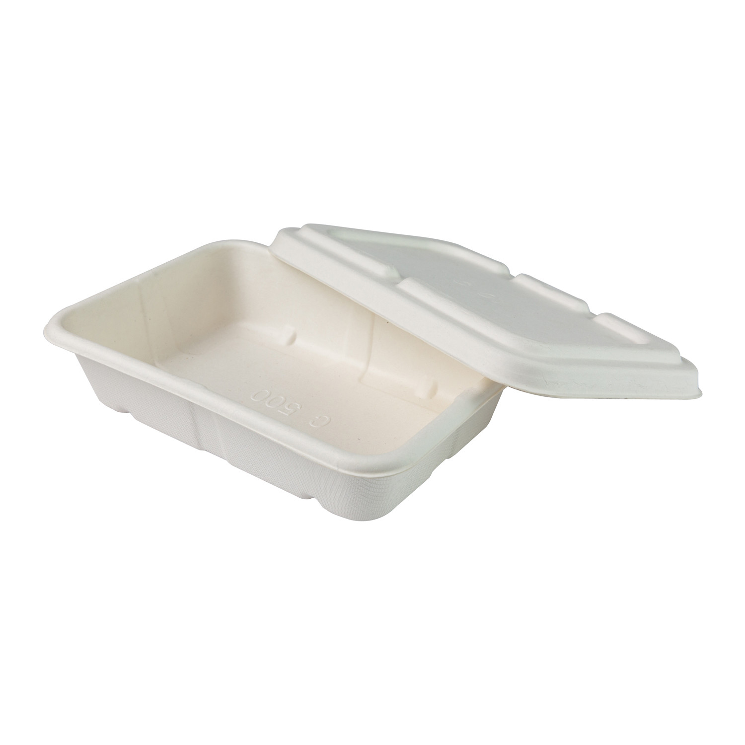 Disposable Biodegradable Freezer Containers , 1250ml Take Away Box For ...